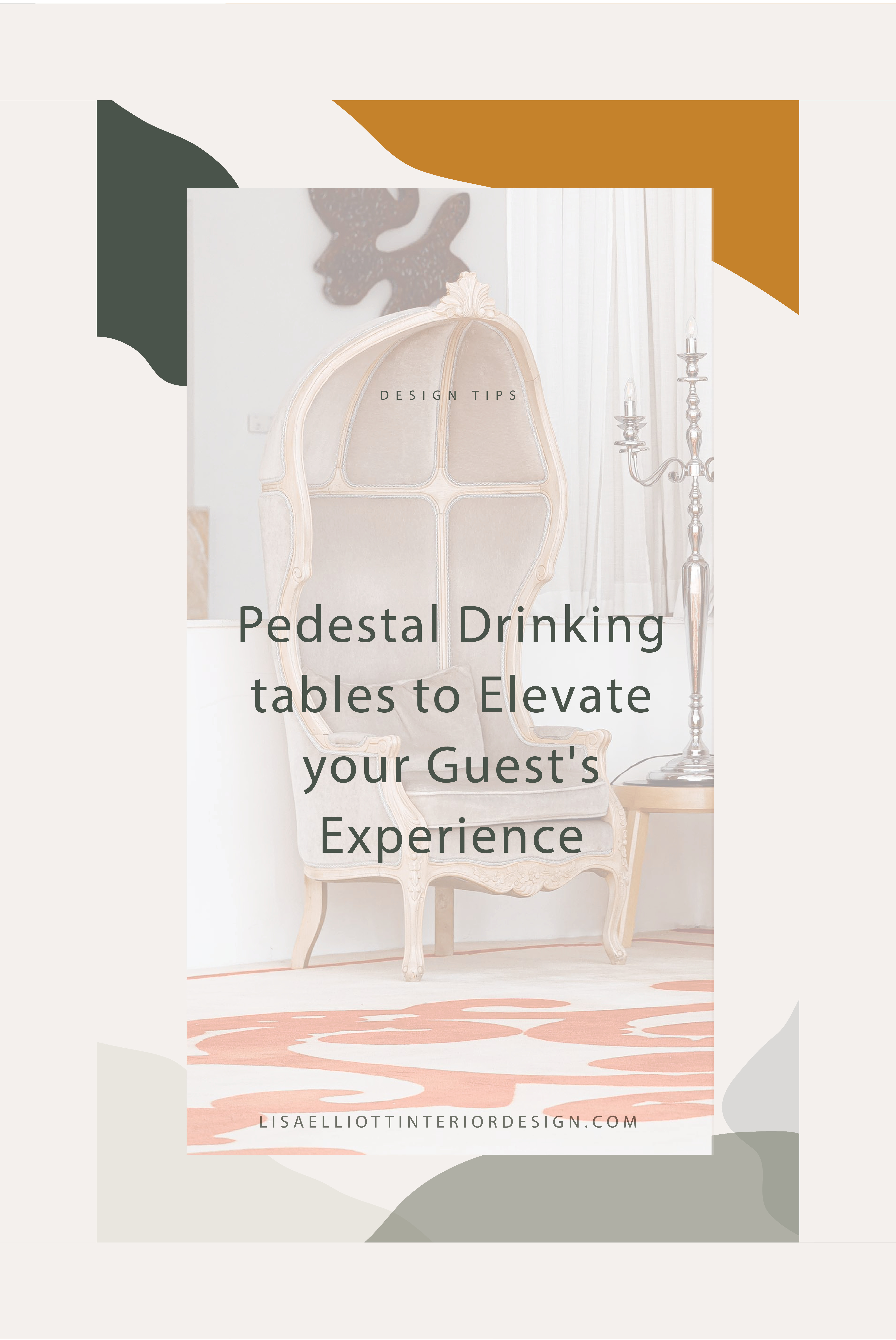 Pedestal Drinking tables to Elevate your Guest’s Experience – Lisa ...